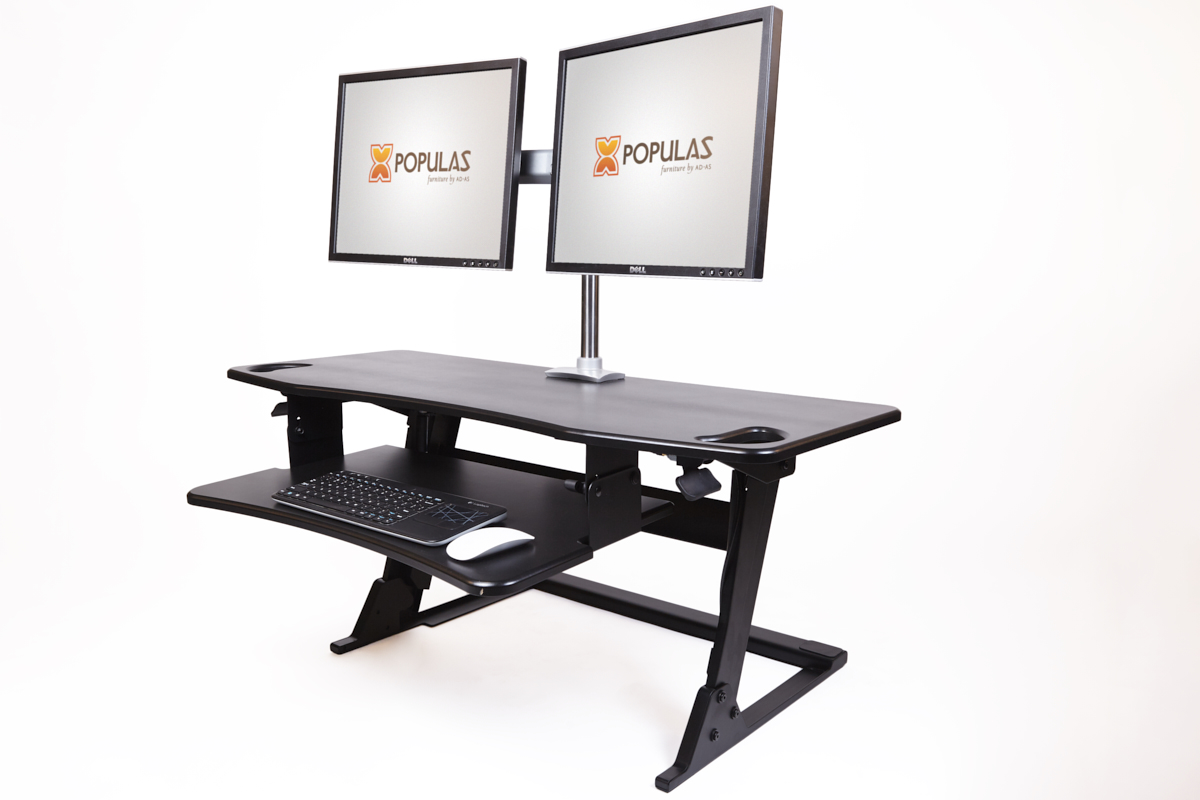 July 2020 Blog: Convert Your Existing Desk Into a Sit-Stand Workstation | Populas